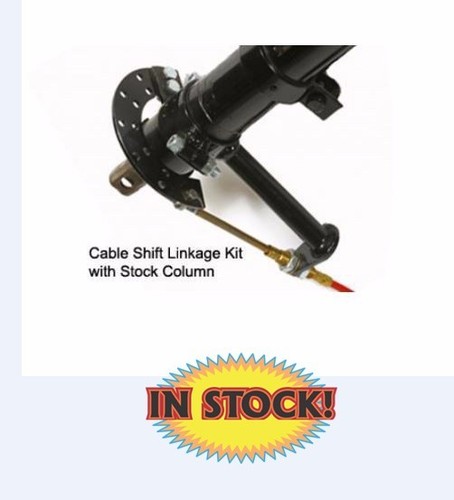Ididit 2802550010 - AOD Trans 2-1/4" Ford Stock Column Cable Shift ...
