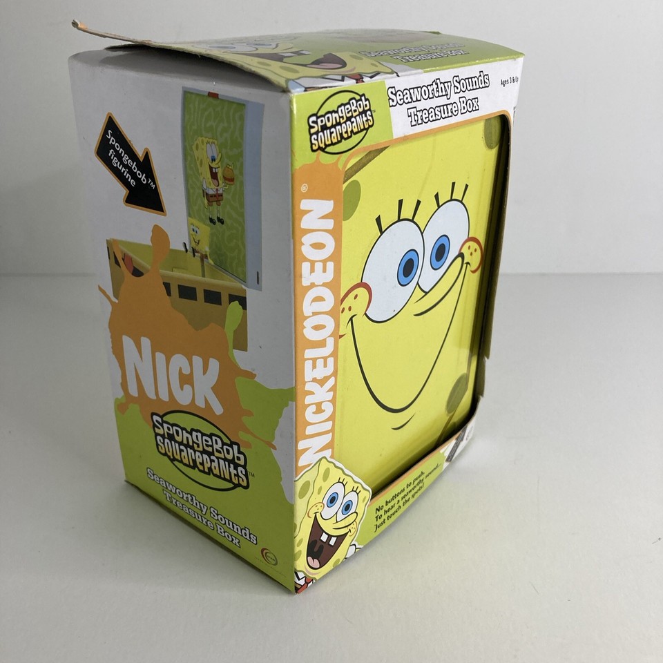 SpongeBob SquarePants Seaworthy Sounds Treasure Box 2004 MZ Berger ...