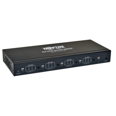 New Tripp-Lit-New-B119-4x4 _ 4x4 HDMI Matrix Switch for Video and Audio ...