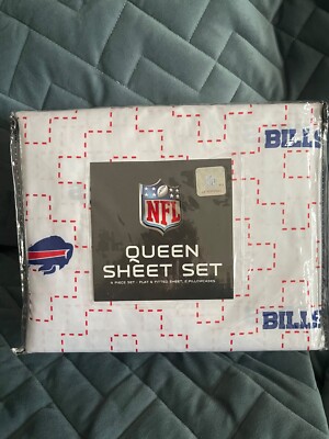 BUFFALO BILLS NFL **QUEEN ** SIZE SHEET SET - NEW IN PACKAGE | eBay