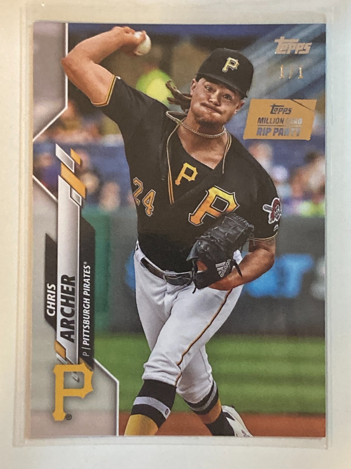 Pirates CHRIS ARCHER 2020 Topps Rip Party 1/1 - FREE SHIPPING! | eBay
