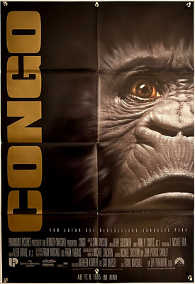 Tim Curry CONGO original A1 Kino Plakat 1995 Teaser Motiv | eBay