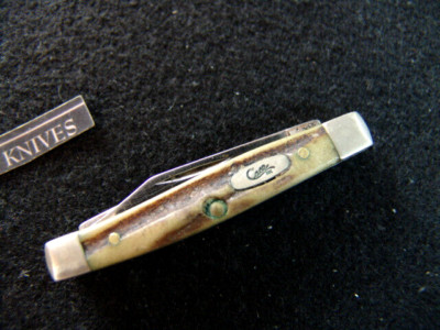 CASE XX-USA-5233 SS-- PEN KNIFE--GENUINE STAGHORN SCALES--FOLDING KNIFE ...