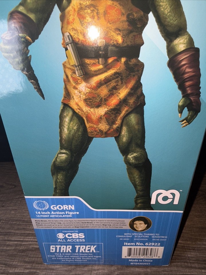 NEW NIB MEGO Original Star Trek Gorn 14” Figure Autographed Numbered 47 ...