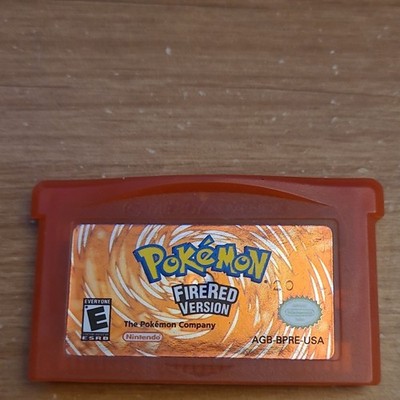 Pokémon FireRed - Genuine GBA Cartridge + GBC GBA Trading Cable ...