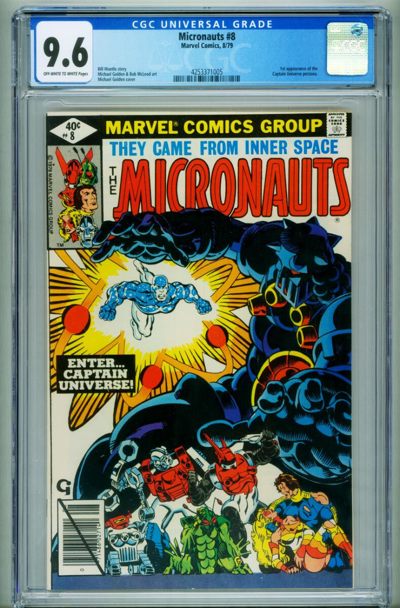 MICRONAUTS #8 CGC 9.6 1st Captain Universe marvel cosmic 4253371005 | eBay