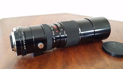 Slightly Used Soligor 100-300mm F5 Manual Telezoom Lense w/Front Lens ...
