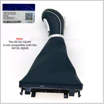 Leather Automatic Gear Shift Knob 46720-3Q100 For Hyundai Sonata 2010 ...