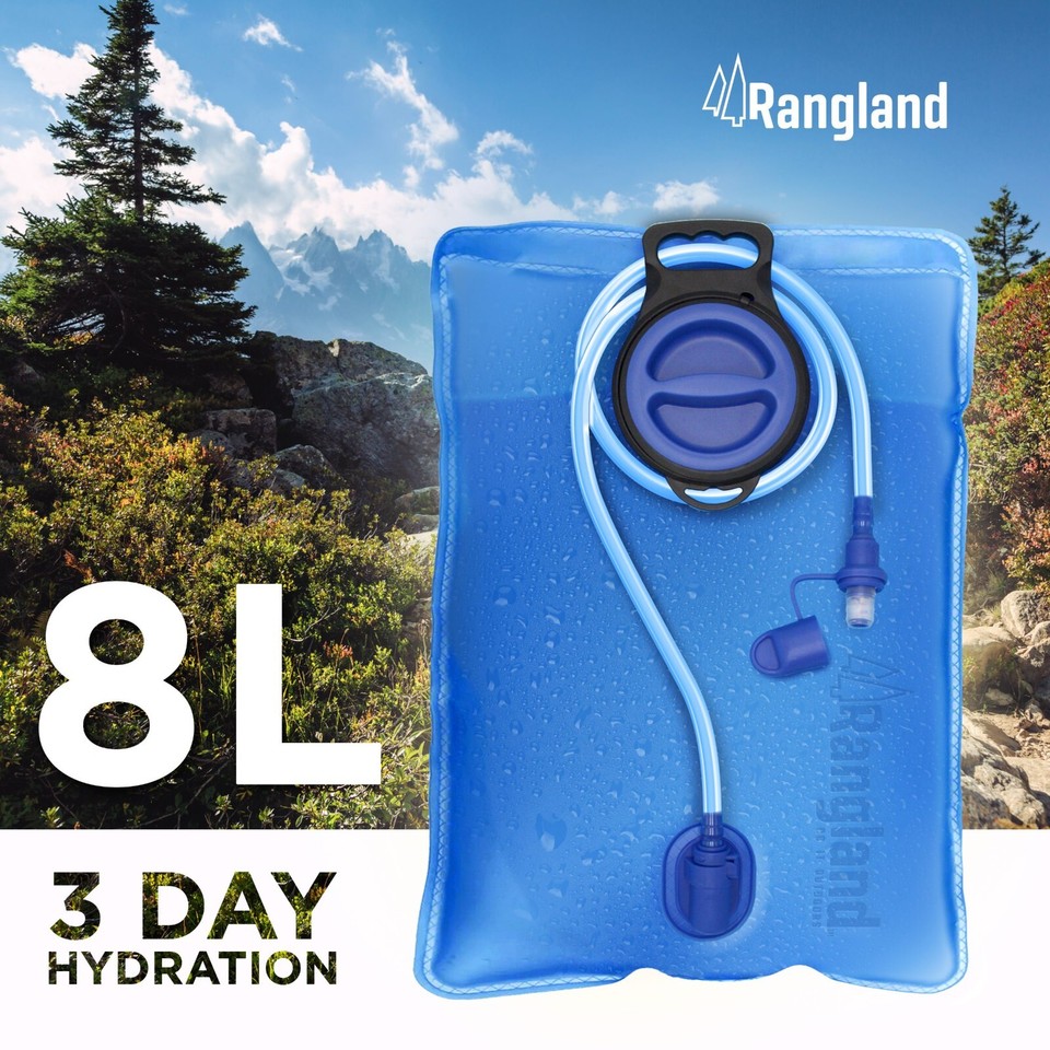 Hydration Bladder Large 8 Liter/2 Gallon Water Reservoir with Large ...