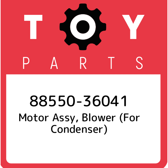 88550-36041 Toyota Motor assy, blower (for condenser) 8855036041, New ...