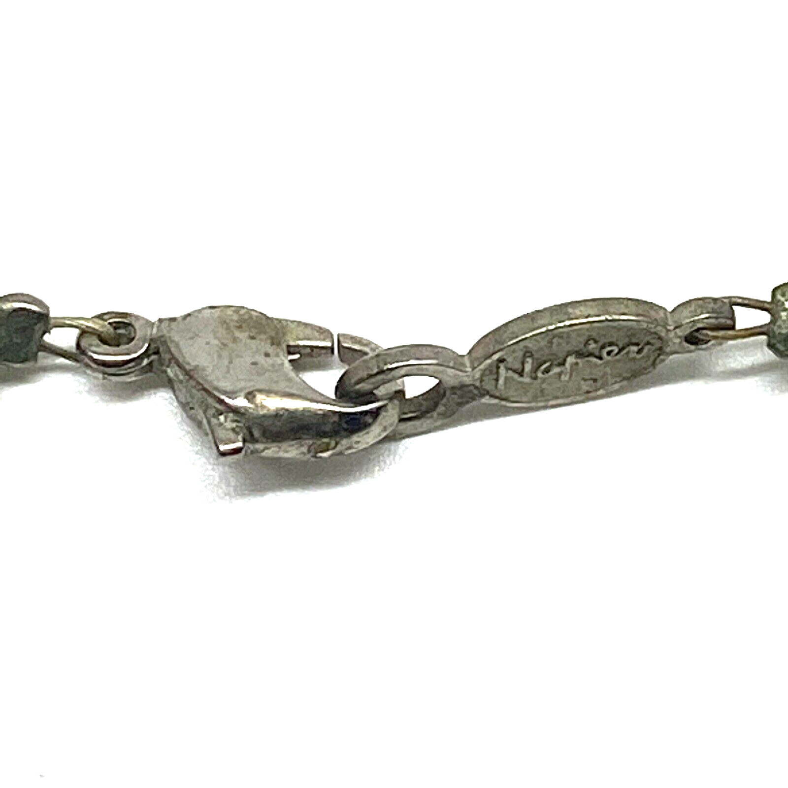 vintage Napier Glass Bead Single Strand Necklace Neutral Tones 17.5 ...