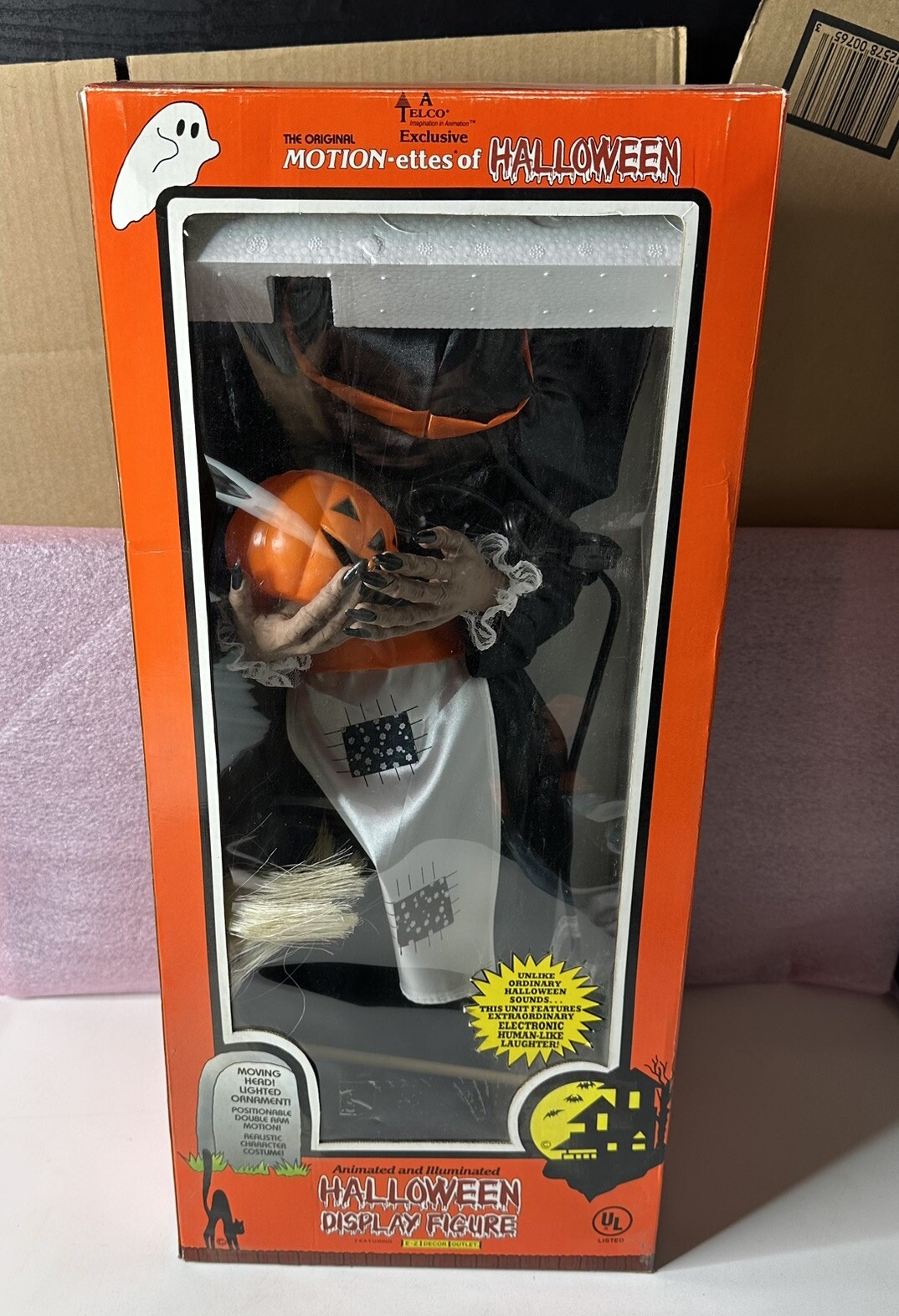 Telco Halloween Motion-ettes 24" Witch Animated Illuminated in Box ...