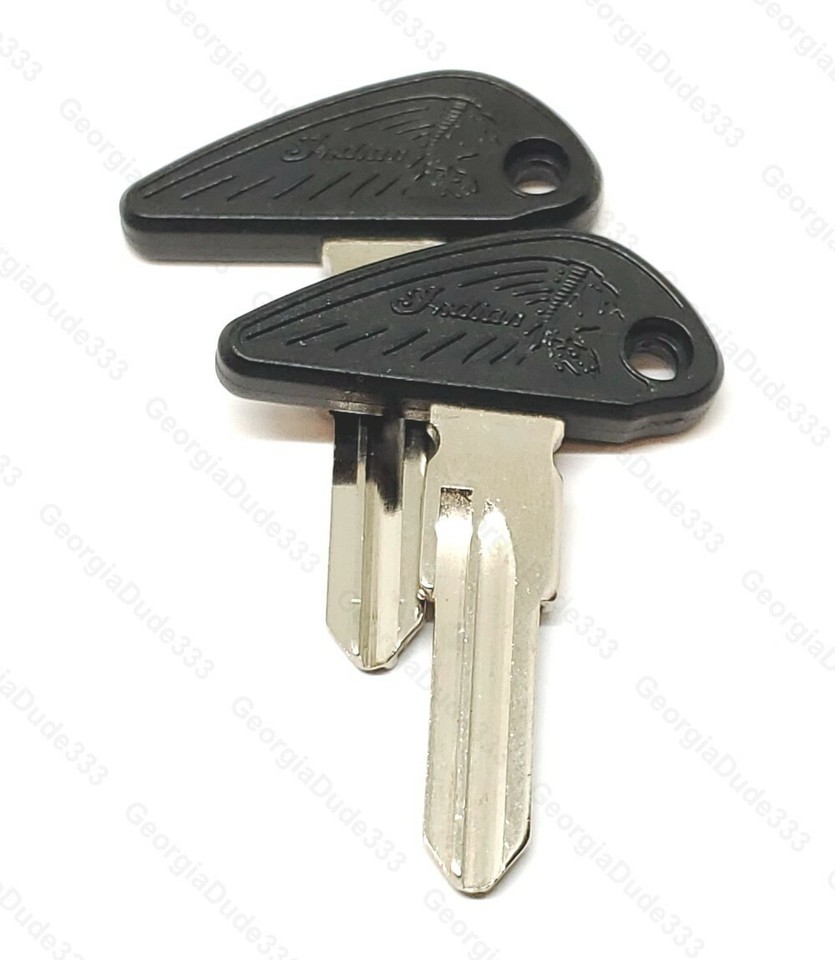 2Pak: Indian Motorcycle Key Blank - Type: Double Sided. Fits: 2015-18 ...