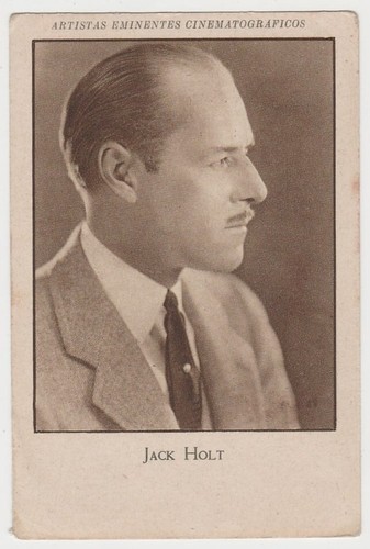 Jack Holt 1920s Film Star Large PAPER STOCK Trading Card from Spain | eBay