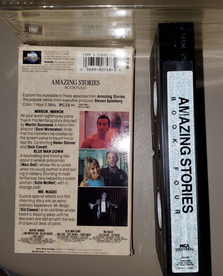 Amazing Stories - Book Four (VHS, 1992) 96898074834 | eBay