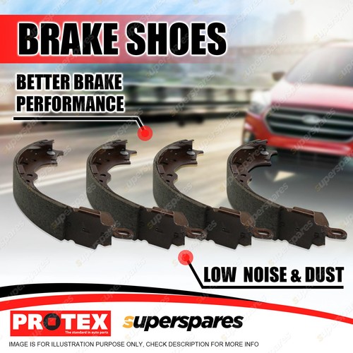 Protex Rear Premium Quality Brake Shoes Set for Mazda MPV LW LWA2 1999 ...