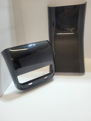 Tesla Model Y & 3 Rear Console armrest air and Anti kick panel Gloss ...