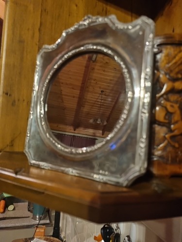 Antique Sterling Silver Framed mirror | eBay