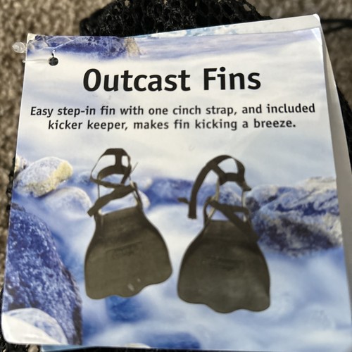 Outcast Adjustable Fishing Float Tube Wading Boot Fins New | eBay
