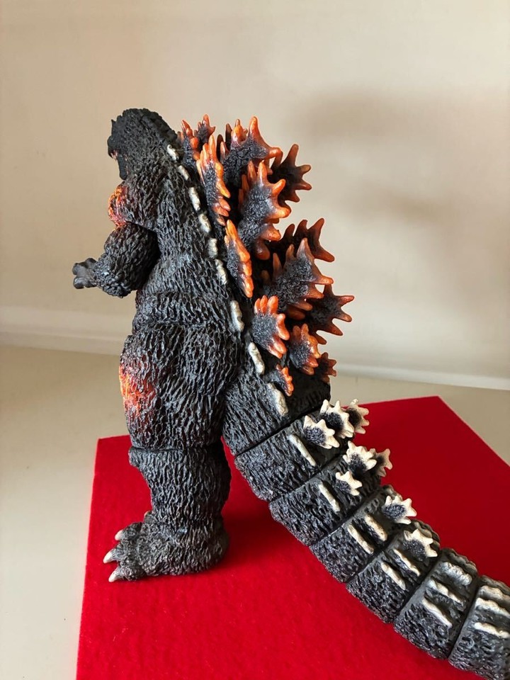 Tsukuda Hobby Godzilla 1995 Death Godzilla Clear Orange Sofubi Kit Paranoia Fini | eBay