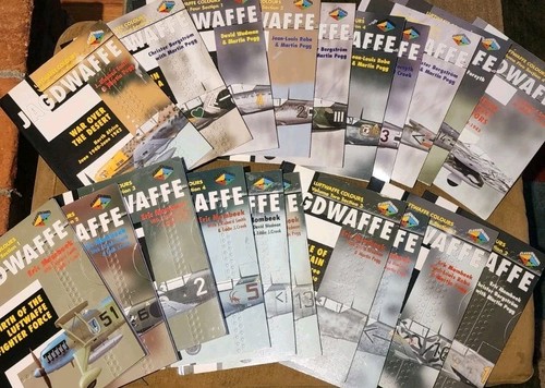 Complete 20 Volume JAGDWAFFE Luftwaffe Colours Book Set By Eric Mombeek ...