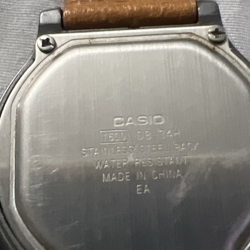 Casio Data Bank DB-34H Module 1600 Telememo 30 Quartz Vintage Watch ...