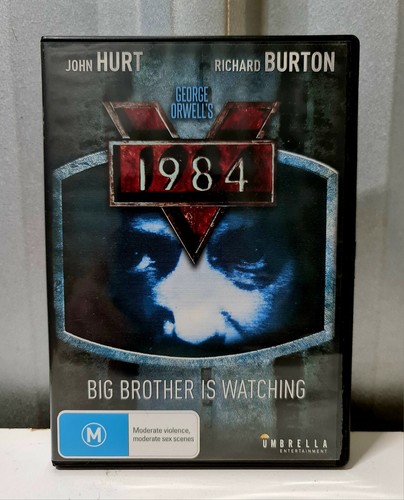 1984 - R4 Umbrella DVD, John Hurt, Richard Burton, George Orwell, 1984 ...