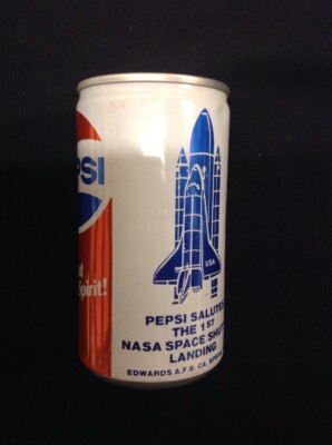 1981 Pepsi Can - Pepsi Salutes The 1st NASA Space Shuttle Landing | eBay