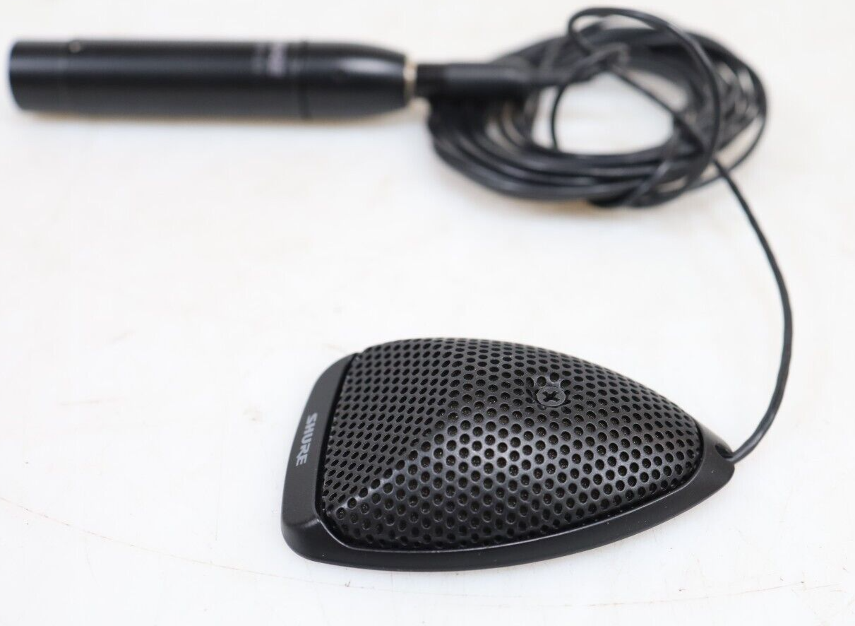Shure MX391/C Microflex Cardioid RF Filtering Surface Mount Boundary ...