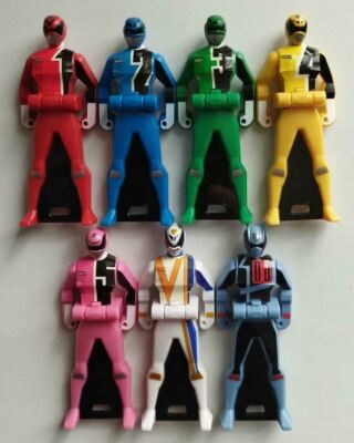 Power Rangers Super Megaforce Gokaiger Ranger Key Dekaranger 7p Set S.P ...