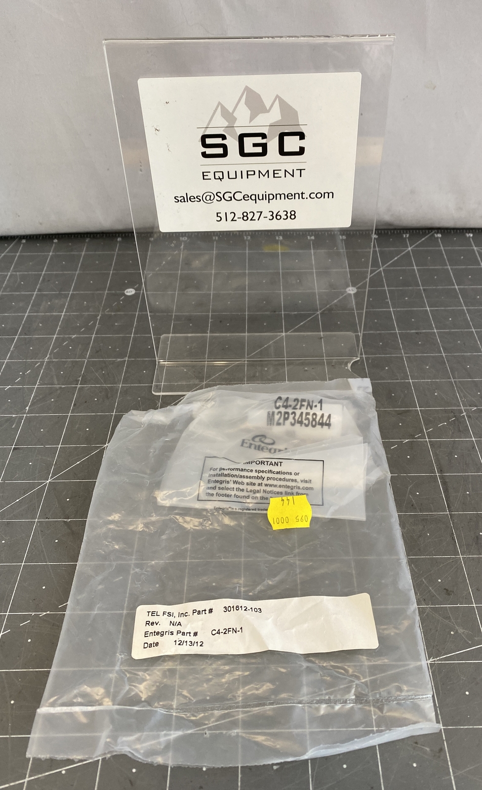 Entegris Conn FTF PVDF Nut PN: C4-2FN-1 Tokyo Electron/TEL TF301612-103 ...