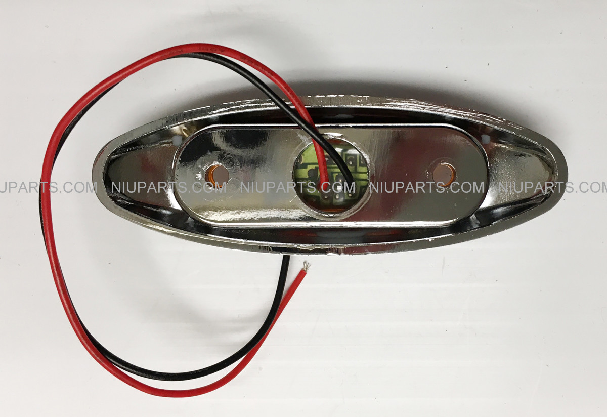10 pcs 4" Oval 6 Diodes Red/Red LED Side Marker Light | eBay