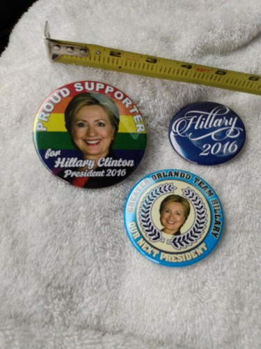 2016 Hillary Clinton Presidential Campaign button pin lot unused wow | eBay