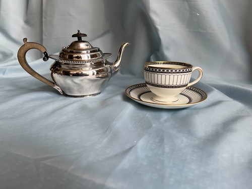 English Sterling Silver Bachelor's Teapot, Thomas E. Atkins, Birmingham ...