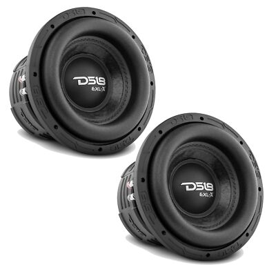 (2) DS18 EXL-X8.4D 8” EXL-X CAR AUDIO SUB SUBWOOFERS w/ 4-OHM 2.5” DVC ...