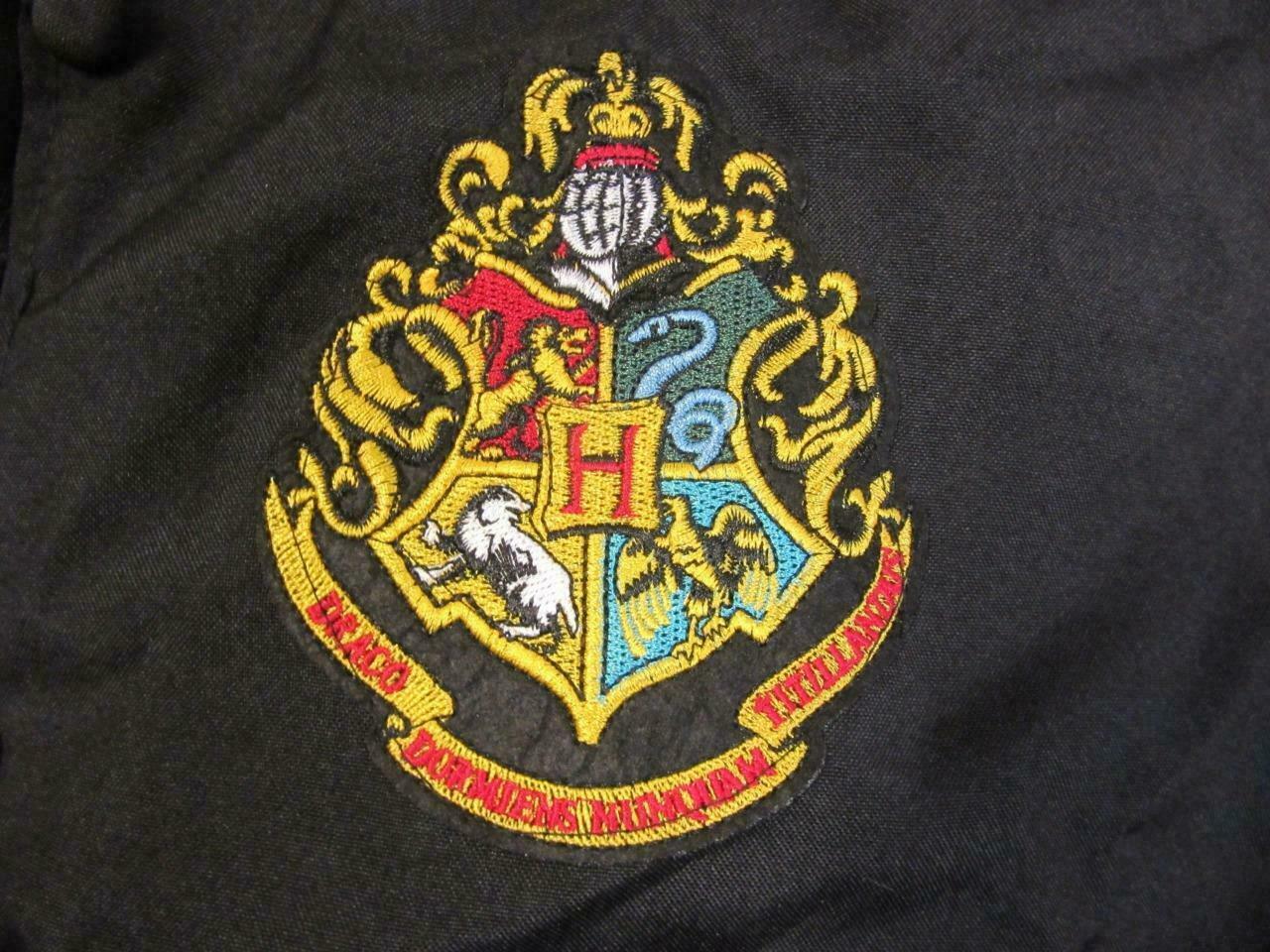 Harry Potter Hogwarts Robe with Crest Hooded Costume Adult Size Small ...