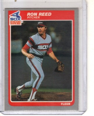 1985 Fleer - #524 Ron Reed Chicago White Sox baseball card | eBay