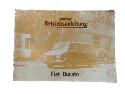 Fiat Ducato 603.06.070 DE 1983 operating instructions operating ...