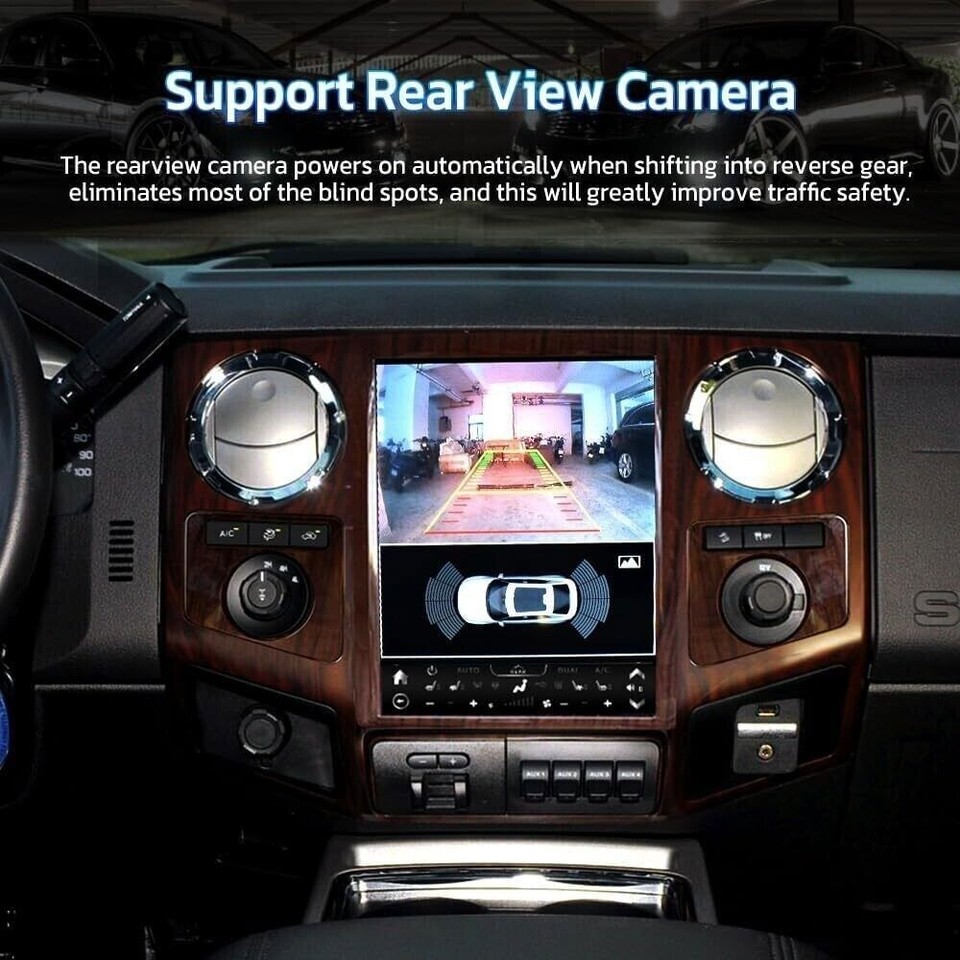12.1" Vertical Screen Car Radio GPS for 2008-2016 Ford F250 F350 | eBay