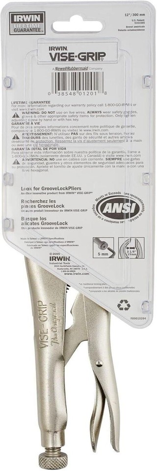 Vise-grip Large Locking Pliers 12" (12l3) Heavy-duty Jaws for Clamping ...