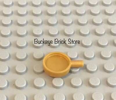LEGO Minifig Pearl Gold FRYING PAN - Kitchen Skillet Pot Cooking ...