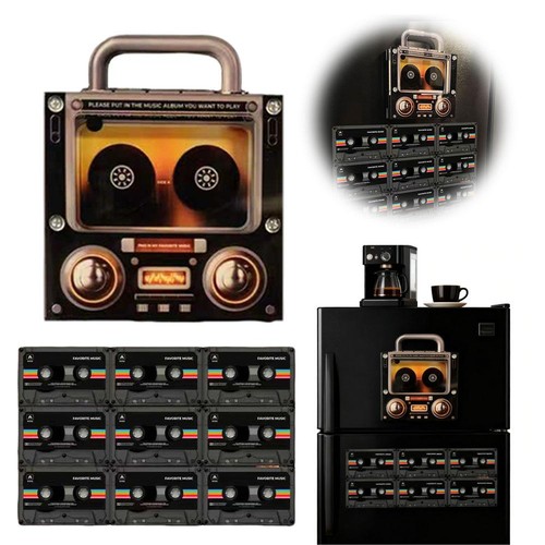 Music Fridge Magnet Player Add your Custom Sound Recording and Picture ...