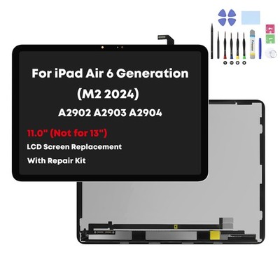 LCD Screen Display Digitizer Assembly 11" for iPad air 6th Gen A2902 ...