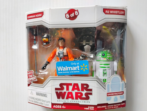 STAR WARS LEGACY COLLECTION DROID FACTOR CORRAN HORN & R2 WHISTLER ...