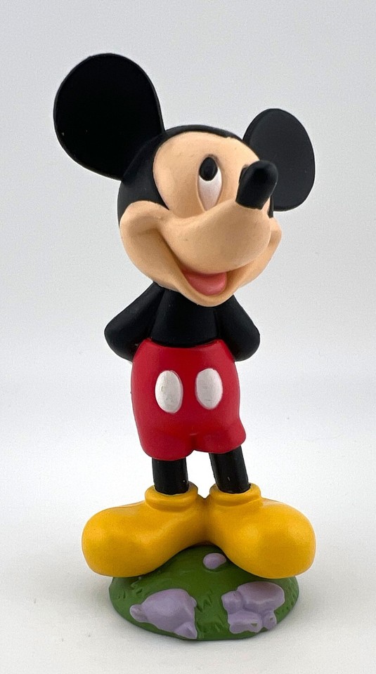 Disney Mickey Mouse - Hands Behind Back - Solid Plastic 3.75" PVC ...