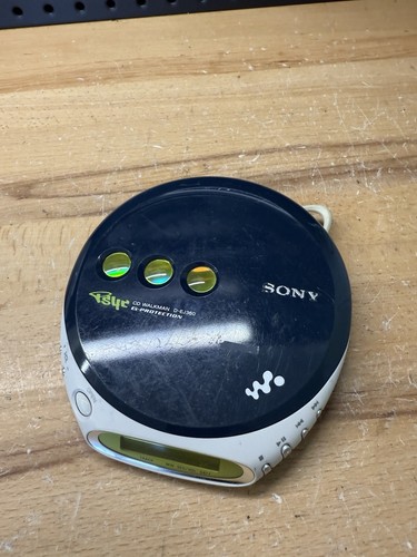 (F) Vintage SONY Walkman D-EJ360 PSYC CD-Player Blue/White - TESTED ...