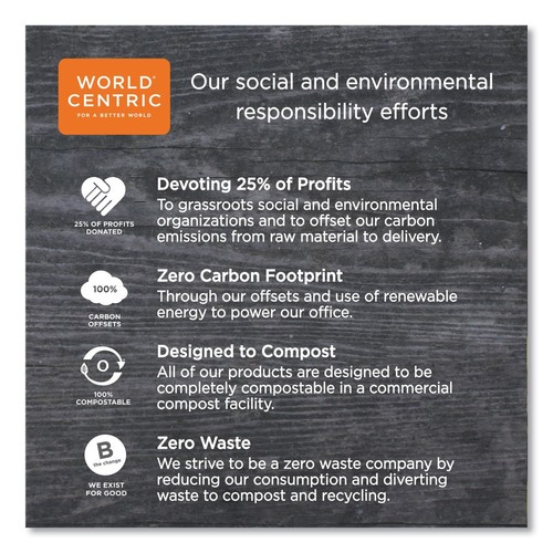 World Centric SPPS6DP Cutlery Dispenser Plastic Spoon Refills - WHT (10 ...