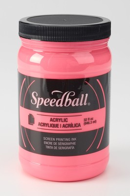 Speedball Acrylic Screen Printing Ink 32-Ounce Fluorescent Hot Pink | eBay