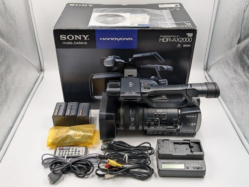Sony HDR-AX2000 Video Camera Used Tested Repair Fixed Includes ...