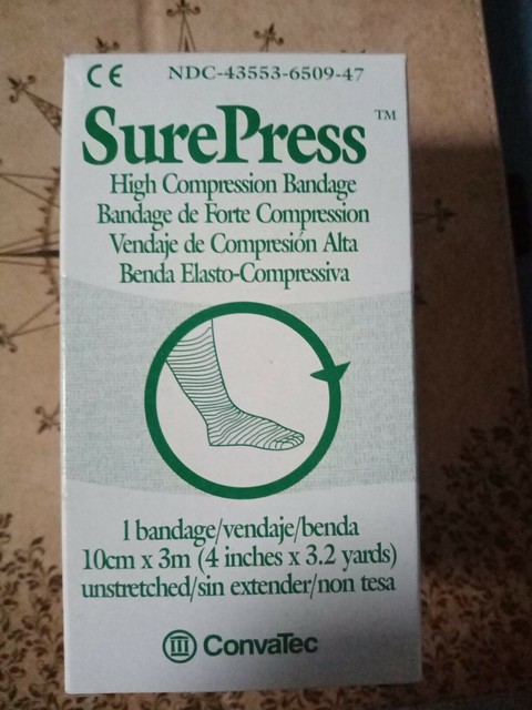 Surepress High Compression Bandage - 4 Inches X 3.2 Yards - 1 Each for ...